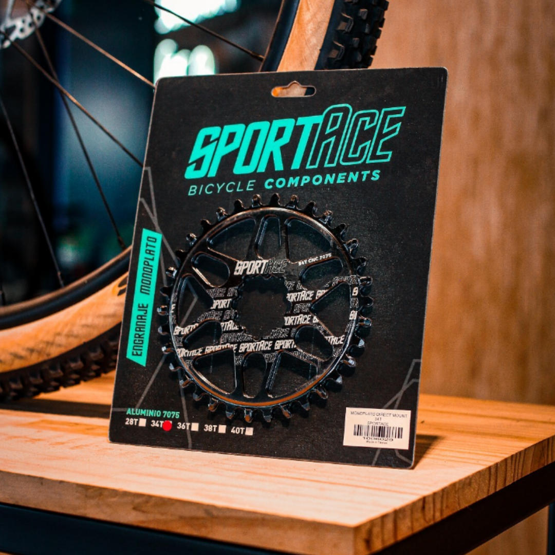 Engranaje Sportace Monoplato Direct Mount 34T Redondo – Pini Bike